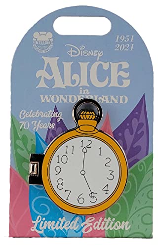 Disney Pin - Alice in Wonderland 70th Anniversary - Pocket Watch - Alice and Dinah