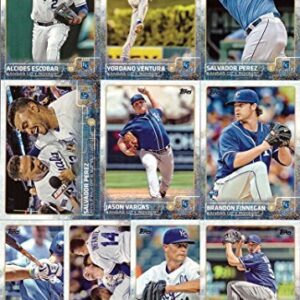 2015 Topps Baseball Cards Kansas City Royals Team Set (Series 1 & 2 - 22 Cards) Including Lorenzo Cain, Eric Hosmer, Wade Davis, Royals Team Card, Salvador Perez, Yordano Ventura, Alcides Escobar, Brandon Finnegan, Jason Vargas, Salvador Perez, Greg Holla