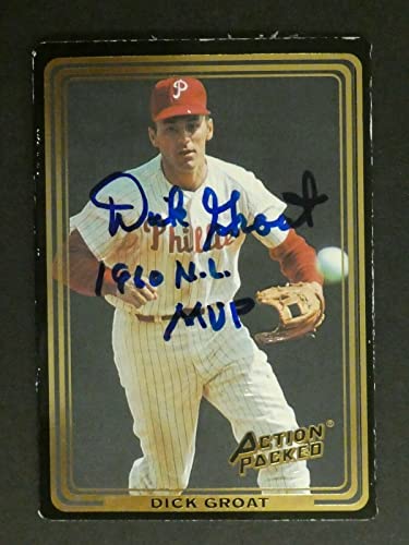 Dick Groat Signed Baseball Card with JSA COA