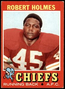 1971 topps # 254 robert holmes kansas city chiefs (football card) vg/ex chiefs southern