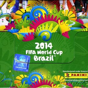 2014 Panini Adrenalyn XL World Cup Brazil Factory Sealed HUGE Booster Box with 50 Foil Packs and A Total of 300 Brand New Cards !