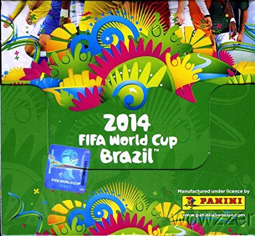 2014 Panini Adrenalyn XL World Cup Brazil Factory Sealed HUGE Booster Box with 50 Foil Packs and A Total of 300 Brand New Cards !