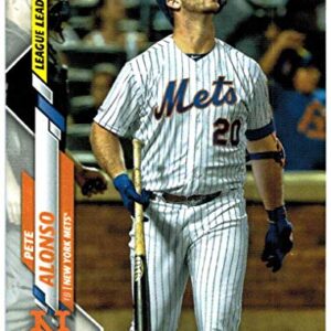 2020 Topps Series 1 & 2 New York Mets Team Set with Jacob DeGrom & 2 Pete Alonso - 22 MLB Cards