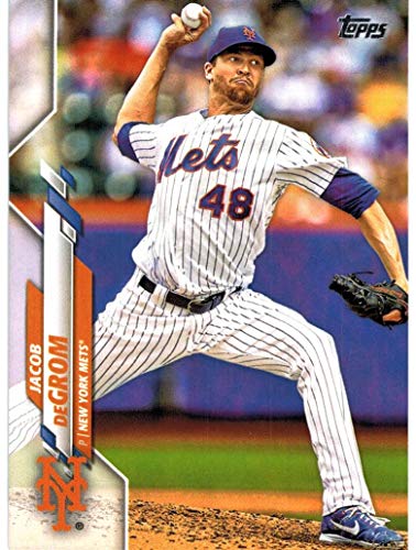 2020 Topps Series 1 & 2 New York Mets Team Set with Jacob DeGrom & 2 Pete Alonso - 22 MLB Cards