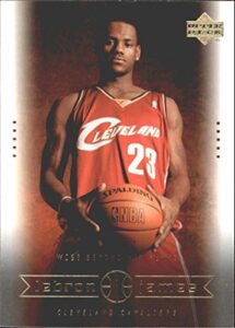 2003 upper deck lebron james rookie (box set) #20 wise beyond his years