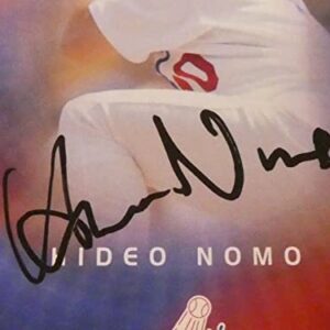 Hideo Nomo Signed Baseball Card with JSA COA