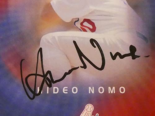 Hideo Nomo Signed Baseball Card with JSA COA