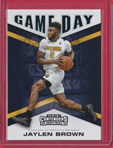 2016-17 panini contenders draft picks game day #8 jaylen brown – rookie year