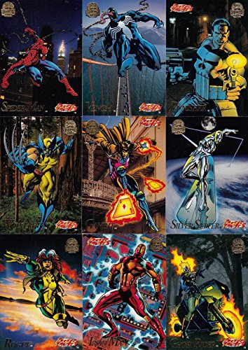 MARVEL UNIVERSE 5 1994 FLEER COMPLETE BASE CARD SET OF 200