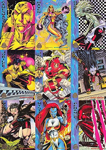 MARVEL UNIVERSE 5 1994 FLEER COMPLETE BASE CARD SET OF 200