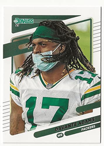 2021 Panini Donruss Football Green Bay Packers Team Set 14 Cards (Includes Aaron Rodgers Brett Favre and Devante Adams Variation Card) W/Drafted Rookies Aaron Rodgers