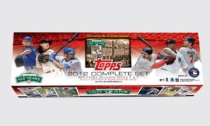 mlb boston red sox 2012 topps fenway factory set