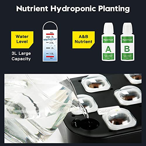 Hydroponics Growing System Accessories, A+B Plant Food Suitable for Most Hydroponic Planting Systems