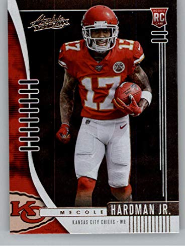 2019 Absolute Football #128 Mecole Hardman Jr. RC Rookie Card Kansas City Chiefs Official NFL Trading Card From Panini America in Raw (NM or Better) Condition