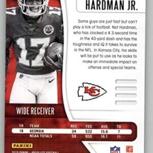 2019 Absolute Football #128 Mecole Hardman Jr. RC Rookie Card Kansas City Chiefs Official NFL Trading Card From Panini America in Raw (NM or Better) Condition