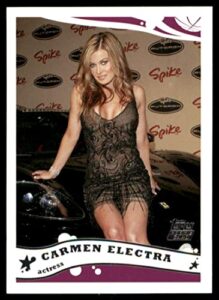 basketball nba 2005-06 topps #252 carmen electra nm near mint