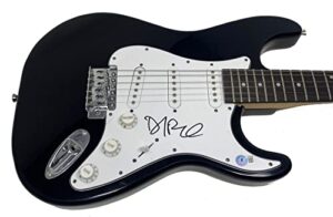 diplo signed autographed electric guitar emd dj major lazer beckett coa