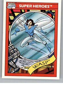 1990 impel marvel universe #51 wasp non sport entertainment trading card in raw (nm or better) condition