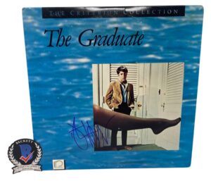 dustin hoffman signed autographed the graduate movie laserdisc beckett coa