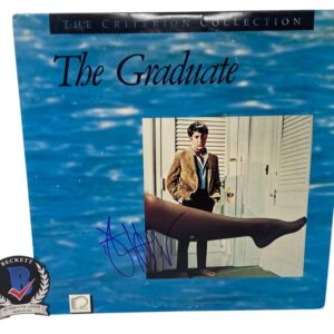 Dustin Hoffman Signed Autographed The Graduate Movie Laserdisc Beckett COA