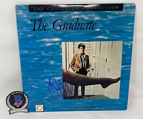 Dustin Hoffman Signed Autographed The Graduate Movie Laserdisc Beckett COA