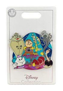 disney pin – family – enchanted beauty and the beast – supporting cast