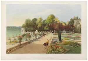 upper and lower terrace gardens, bowood. the seat of the most noble the marquis of lansdowne