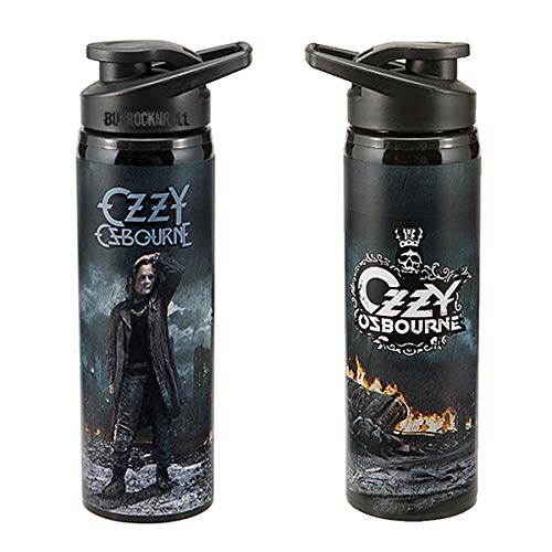 Mad Man Collectible 2011 Vandor Ozzy Osbourne Stainless Steel Water Bottle