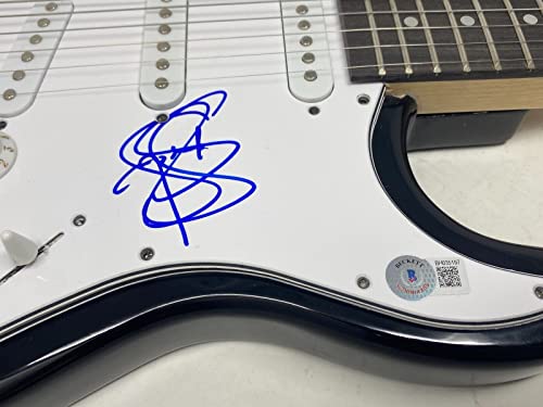 Arnel Pineda Signed Autographed Electric Guitar Journey Band Singer Beckett COA