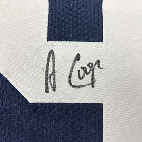 Autographed/Signed Amari Cooper Dallas Thanksgiving Day Football Jersey JSA COA