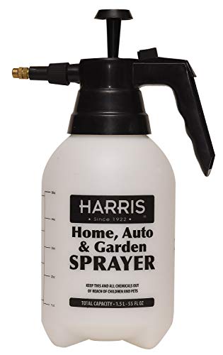 HARRIS Continuous Hand Pump Pressure Sprayer for Home, Lawn, Garden, Car Detailing and More, 1.5L