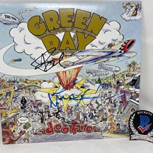 Green Day Signed Dookie Vinyl LP Album Billie Joe Armstrong Mike Tre Beckett COA