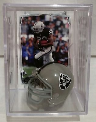 Darren McFadden Oakland Raiders Mini Helmet Card Display Case Collectible Auto