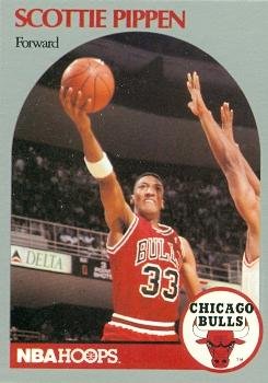 Scottie Pippen Basketball Card (Chicago Bulls) 1990 Hoops #69