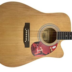 Avril Lavigne Signed Autographed Full Size Acoustic Guitar ACOA COA