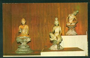 buddha bodisattvas statues t’ang dynasty collection art institute of chicago illinoise il postcard