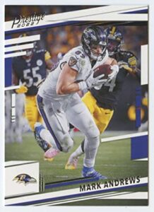 mark andrews 2022 panini prestige #22 nm+-mt+ nfl football ravens