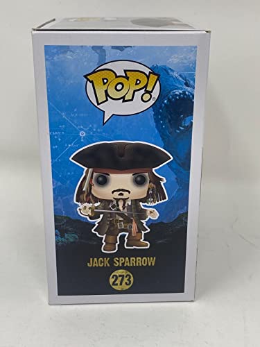 Johnny Depp Signed Funko Pop Jack Sparrow Pirates of the Caribbean Beckett COA