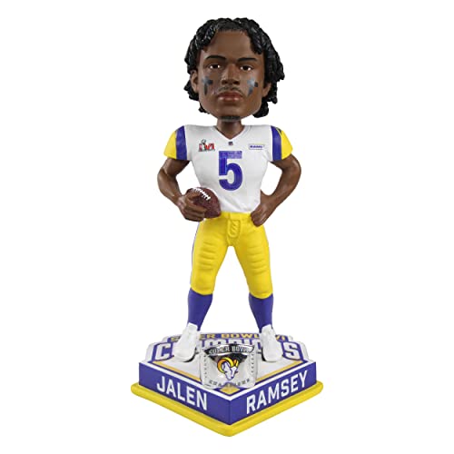 Jalen Ramsey Los Angeles Rams Super Bowl LVI Champions Bobblehead NFL Football