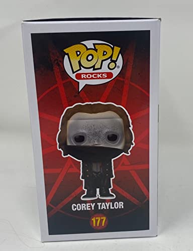 Corey Taylor Signed Autographed Funko Pop Figure Slipknot #177 Beckett Proof COA