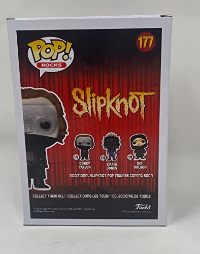 Corey Taylor Signed Autographed Funko Pop Figure Slipknot #177 Beckett Proof COA