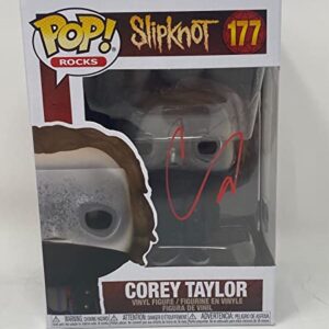 Corey Taylor Signed Autographed Funko Pop Figure Slipknot #177 Beckett Proof COA