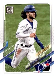 2021 topps #310 bo bichette nm-mt toronto blue jays baseball