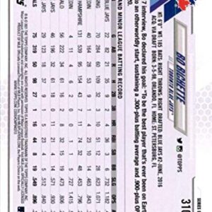 2021 Topps #310 Bo Bichette NM-MT Toronto Blue Jays Baseball