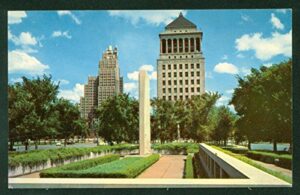 bell telephone building world war ii memorial civil courts saint louis missouri mo postcard