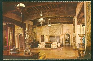 morning room hearst san simeon state historical monument la casa grande california ca postcard