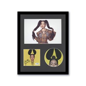 bella poarch”dolls” autograph signed custom framed 11×14 matted display b acoa