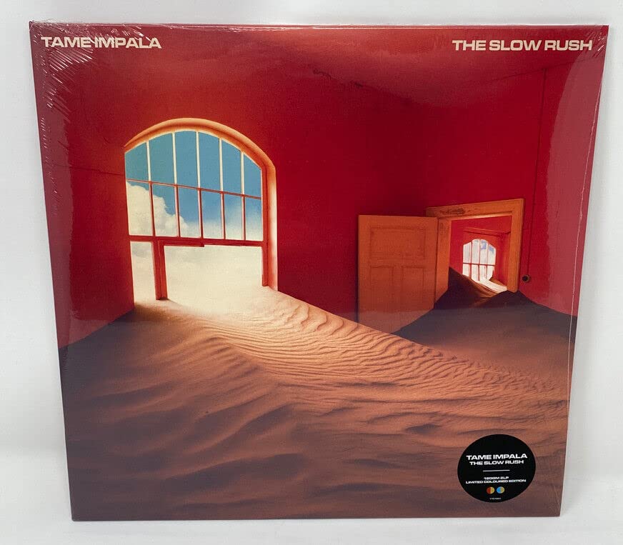 Tame Impala The Slow Rush 2xLP Red Blue Gold Splodge Multi Colored Vinyl Sealed