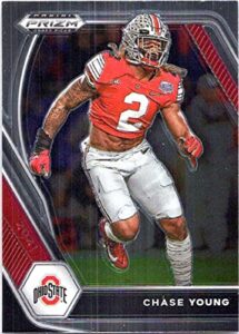 2021 panini prizm draft picks #99 chase young ohio state buckeyes football trading card