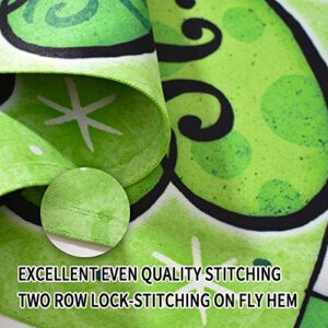 LAYOER 12.5 x 18 Inch st. patrick's Day Clover Garden Flag Shamrocks Decorative Double Sided